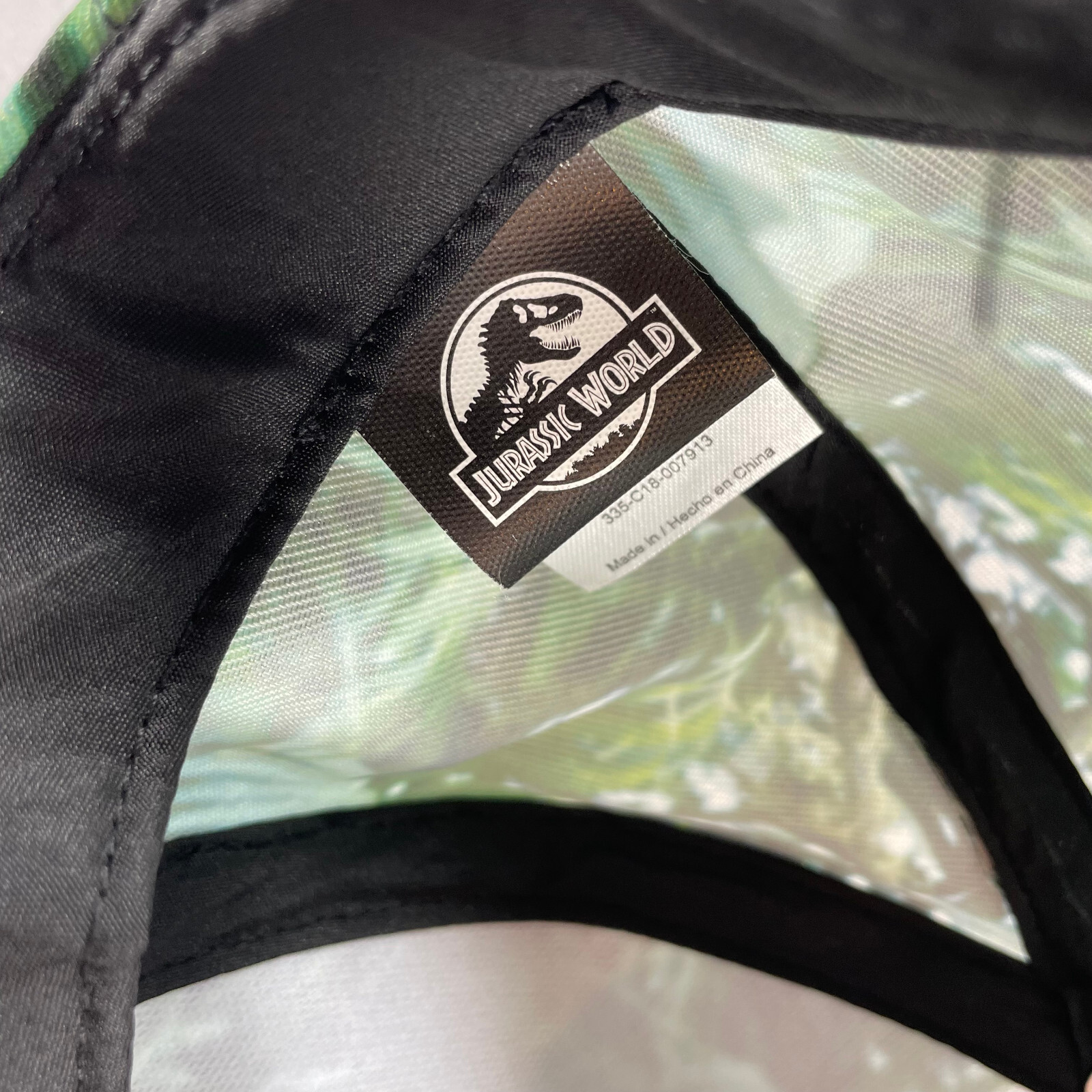 Jurassic Park All Over Print Raptor Snapback Baseball… - Gem