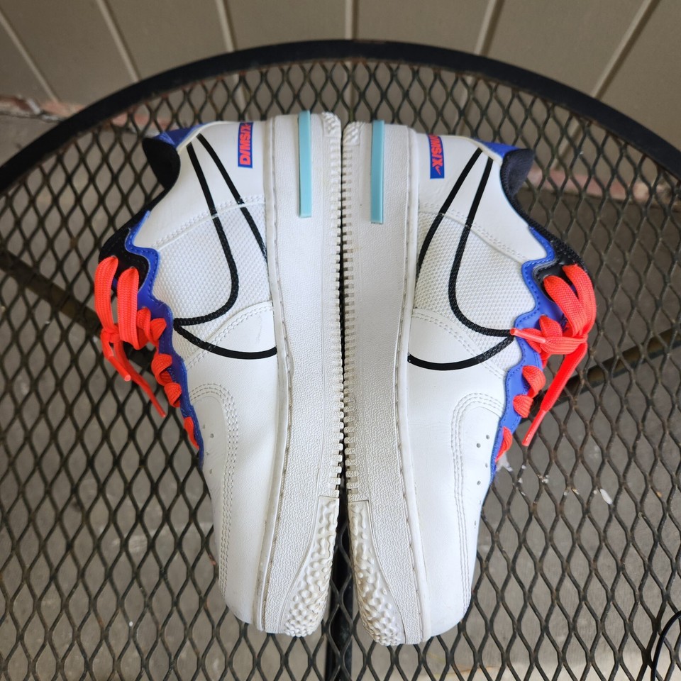 Nike Air Force 1 React DIMSIX Astronomy Blue Sneakers Shoe CD6960-101 ...