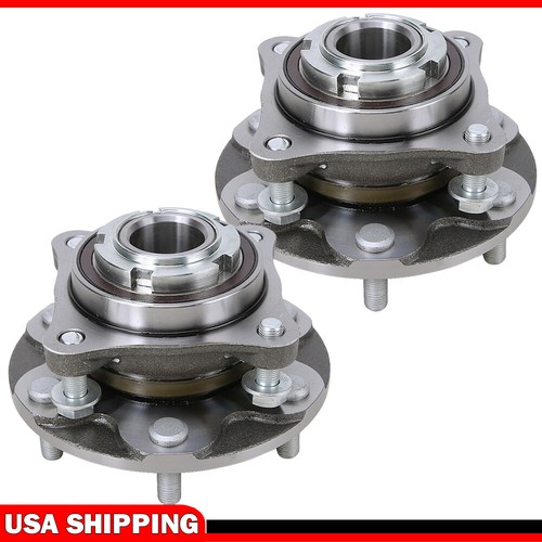 Wheel Bearing Hub Pair Front for 2005-2015 Toyota 4Runner Tacoma 2WD ...