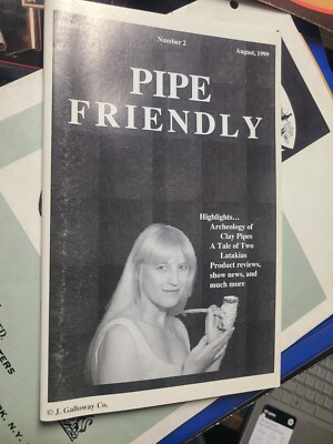 RARE J. GALLOWAY. PIPE FRIENDLY Magazine, 1999 Issue | eBay