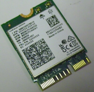 New Toshiba G86C0007S610 Intel Dual Wireless-AC 9462 (9462NGW) abgn+ac ...