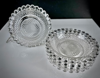 EAPG Flint Glass Butter Pats Set of 5 | eBay