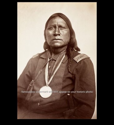 Kiowa Chief White Bear PHOTO Native American Indian War Chief Satanta ...