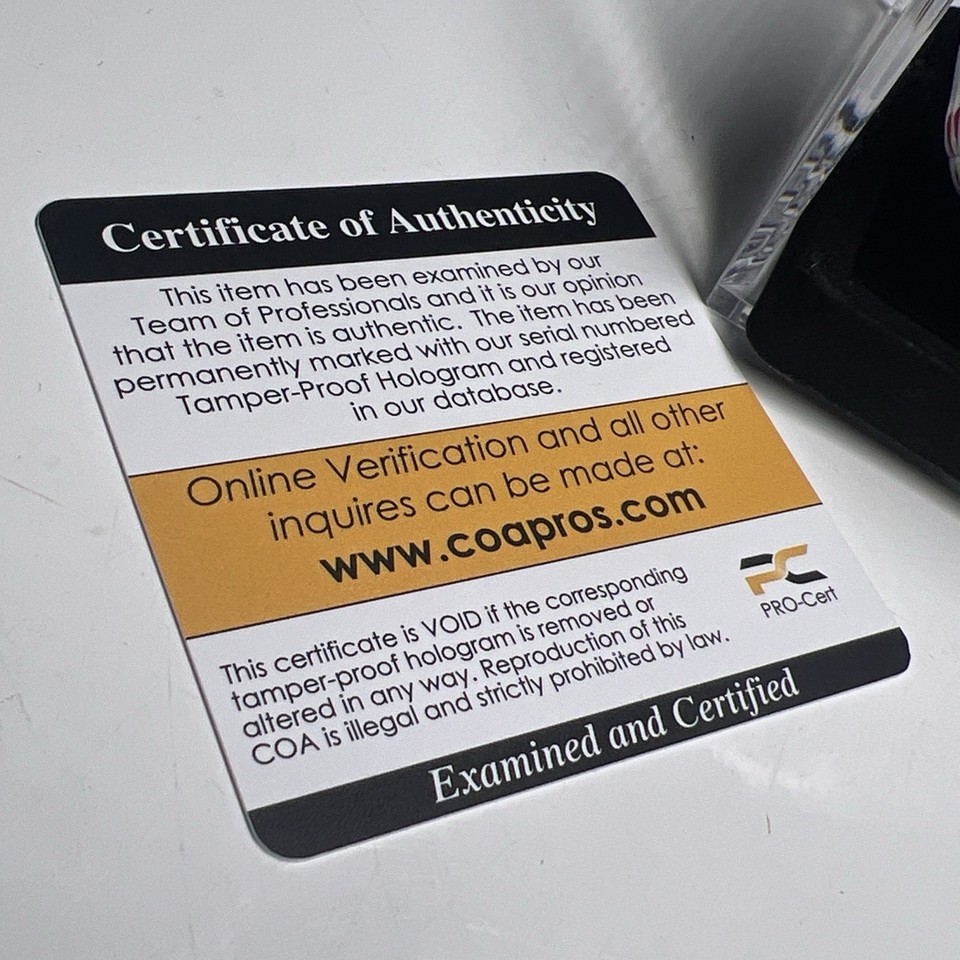 PRESIDENT DONALD TRUMP 2025 MAGA HAND SIGNED BASEBALL AUTO HOLO COA | eBay