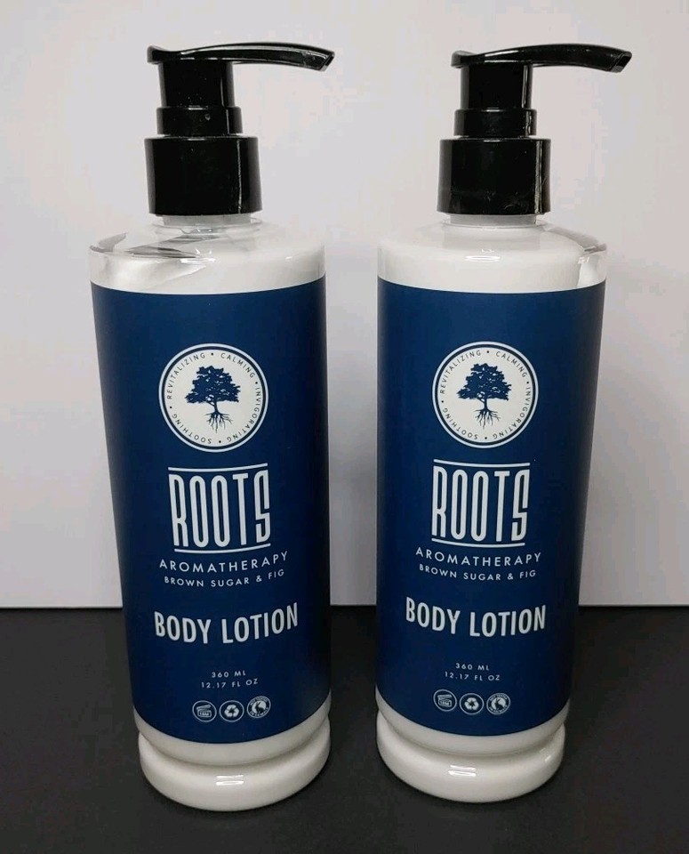 2 - ROOTS Aromatherapy Body Lotion Brown Sugar & Fig 12.17oz Each | eBay