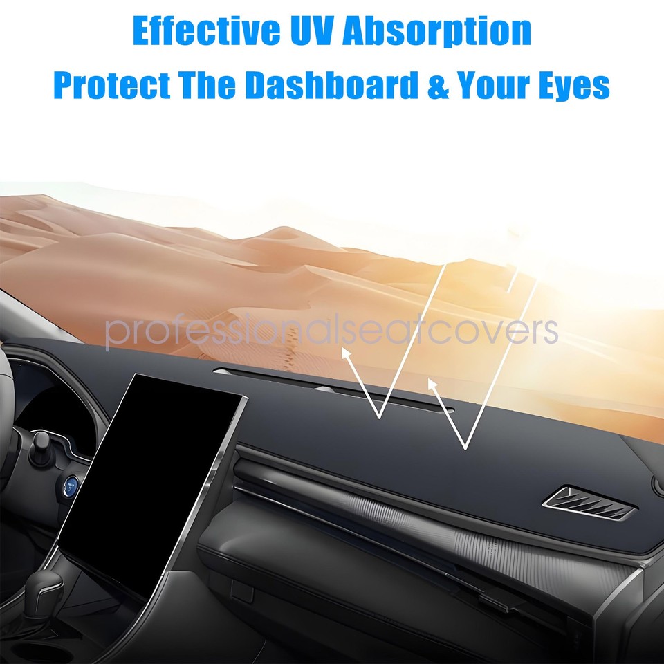 Car Dashboard Dash Mat Non-Slip Sun Visor Pad Cover Fits Toyota Camry ...