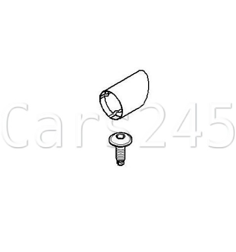 Genuine 18307535435 BMW Tailpipe Tip Chrome Right X6 E71 for sale ...