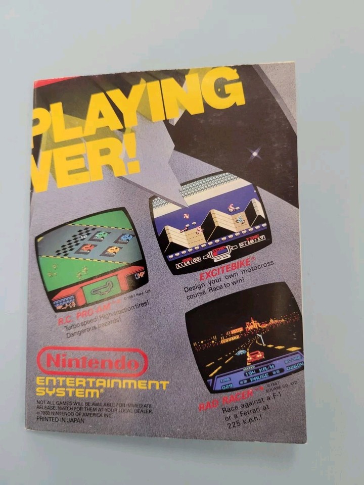 Vintage Nintendo NES ' Now Your Playing With Power ' Fold Out Poster ...