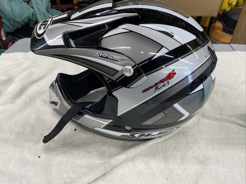 HJC CL-X4 Effect MOTOCROSS Motorcycle Racing HELMET 8 1/8-8 1/4 Black ...