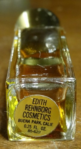 Vintage Edith Rehnborg Cosmetics Mini Miniature "CAMTELL" Perfume 0.25 ...