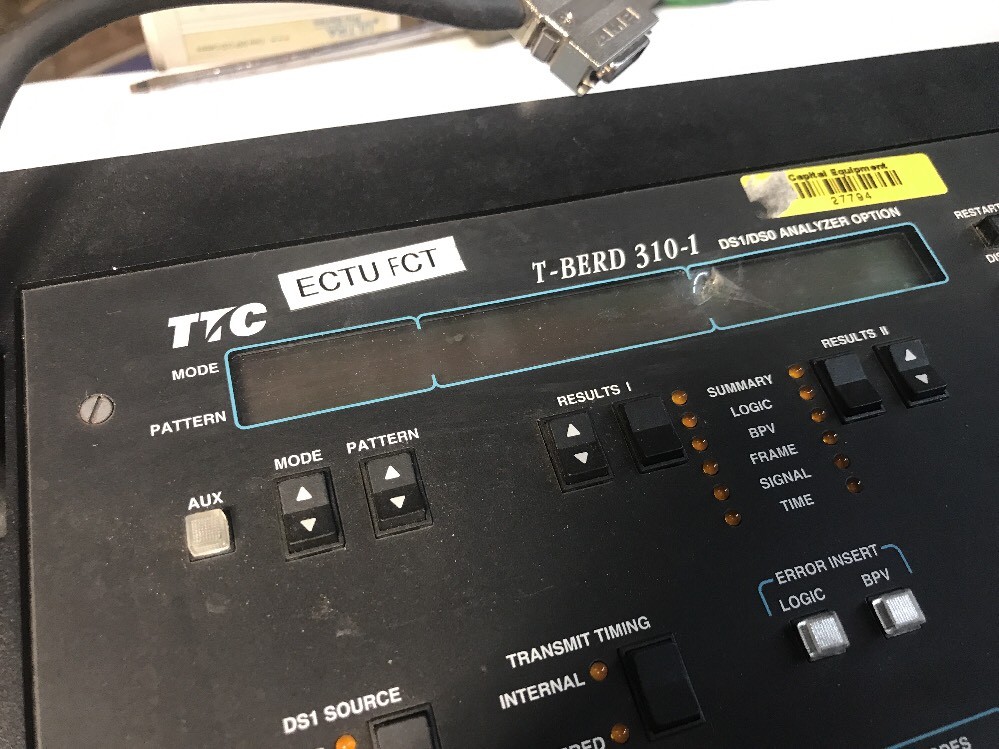 Dynatech TTC T-BERD 310-1 DS1/DS0 COMMUNICATION ANALYZER OPTION Fast ...