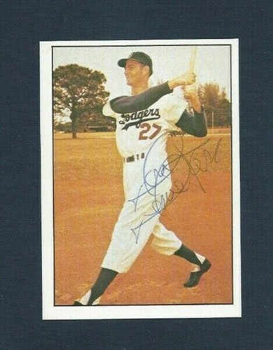 DON DEMETER Brooklyn Dodgers Signed Autographed 1979 TCMA Baseball Card ...