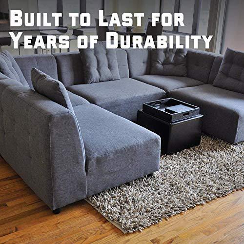 Couch Clamp PRO Non-Slip Sectional Connectors with Hook-and-Loop Cinch ...