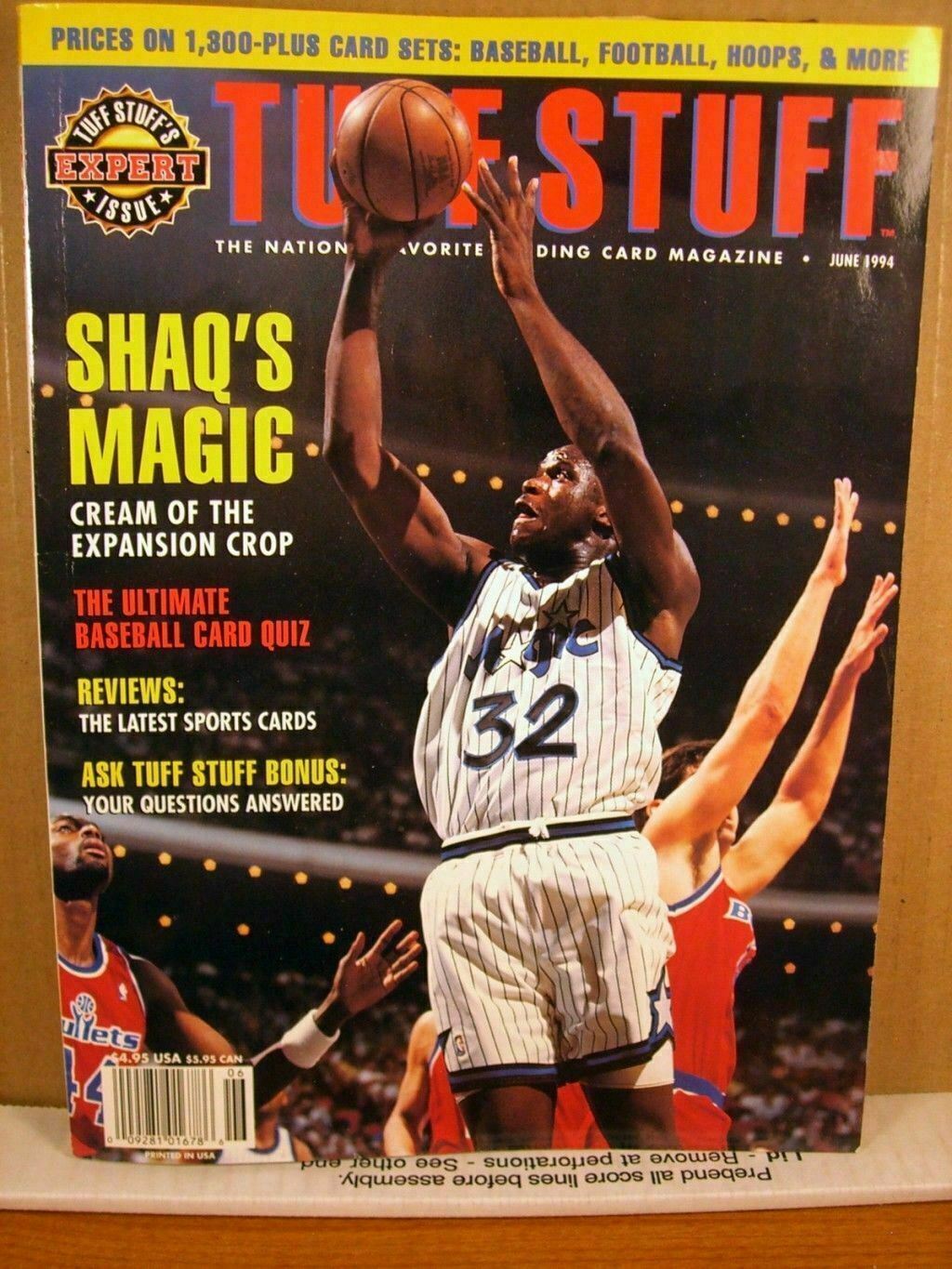 TUFF STUFF MAGAZINE JUNE 1994, SHAQ, ELGIN BAYLOR, NEW ONLY $4.99 | eBay