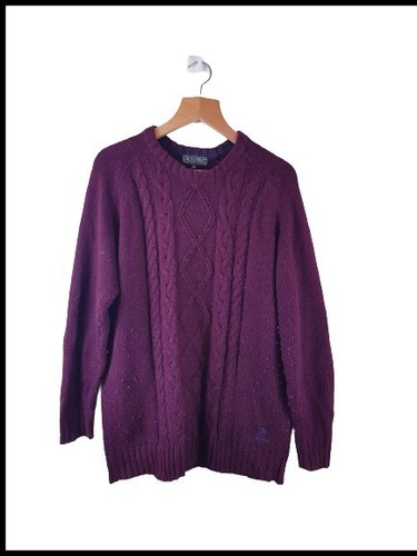 P.G Field Mens Red Round Neck Acrylic Pullover Jumper Size M | eBay UK