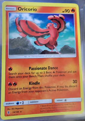 Oricorio # 14/145 Guardians Rising Set Pokemon Trading Cards TCG Rares ...