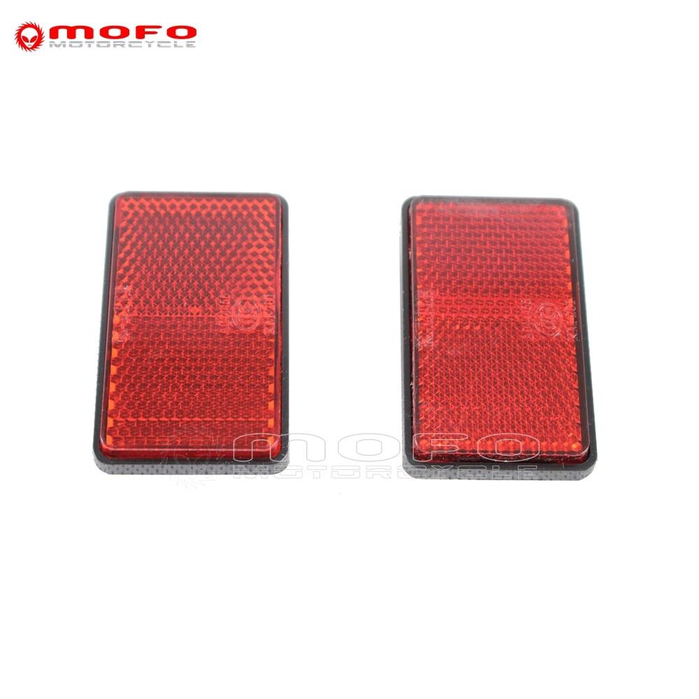 ECE / SAE Motorcycle ATV Reflectors Side Mark Warning Reflectives For ...