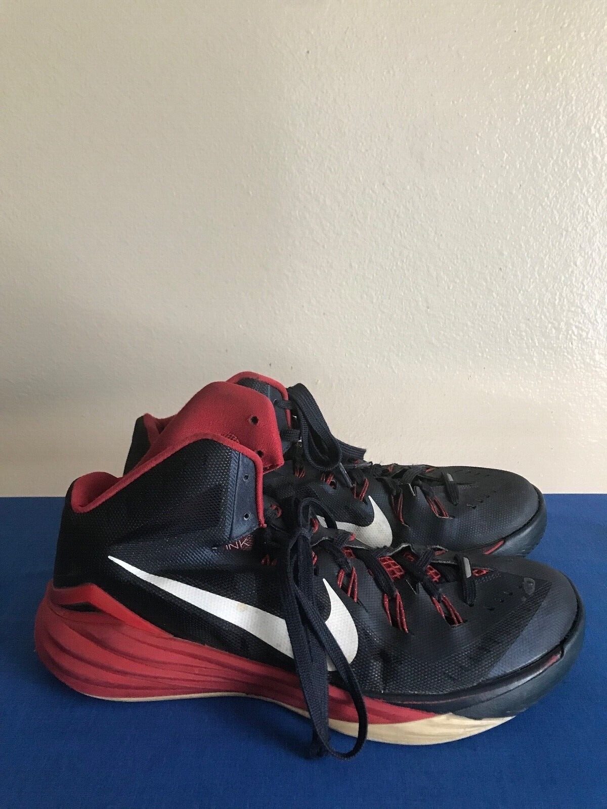Nike Hyperdunk Size 13 Blue and Red | eBay