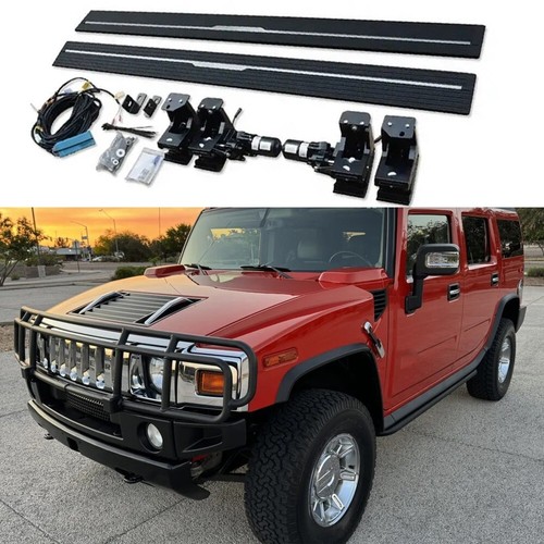 2PCS Power Side Step Electric Running Boards Fits For Hummer H2 2003 ...