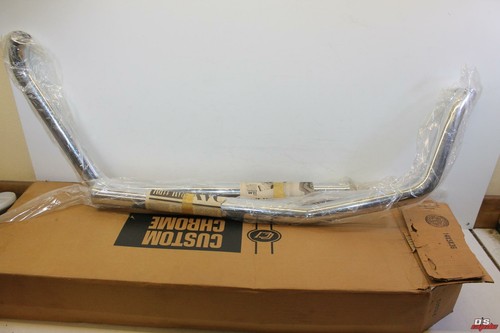 NEW CUSTOM CHROME 1984-1994 EVO FXR DRAG PIPES 1.3/4 inch Pipes Set ...