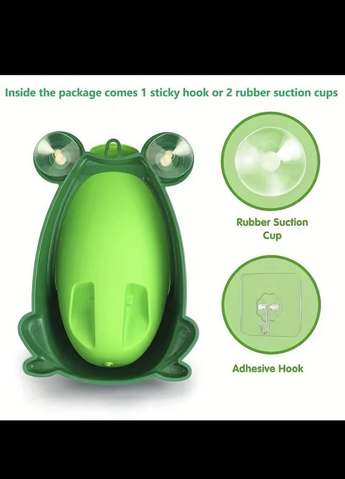 Baby Boys Standing Potty Cartoon Frog Shape Wall-Mounted Urinals Toilet ...