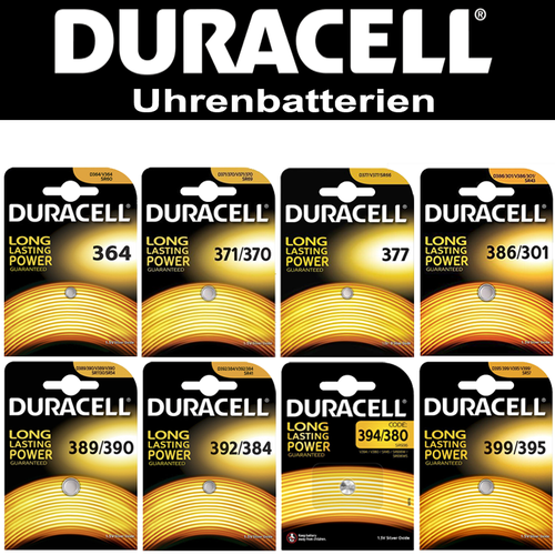DURACELL Uhren Batterien 377 371 370 364 303 357 | eBay