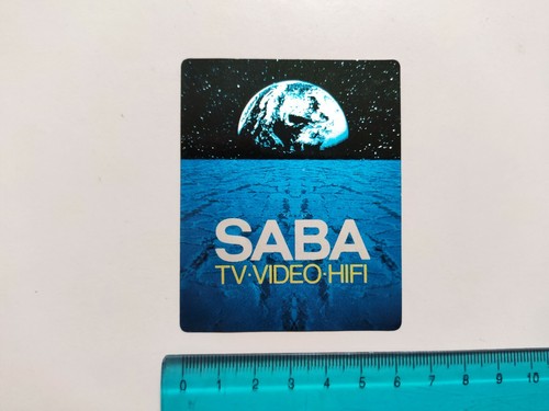 Autocollant Saba Tv Vidéo Hifi Sticker Aufkleber Années 80 Original | eBay