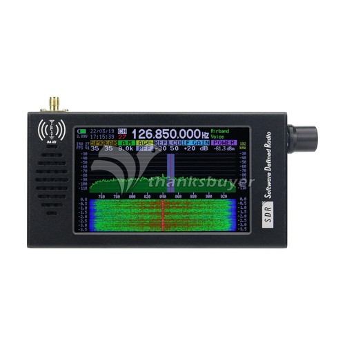 4.3" Software Defined Radio SDR Radio Receiver DSP CW/AM/SSB/FM/WFM ...