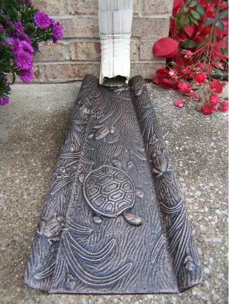 Decorative Splash Block Gutter Creatures Downspout Extensions | Shelly ...