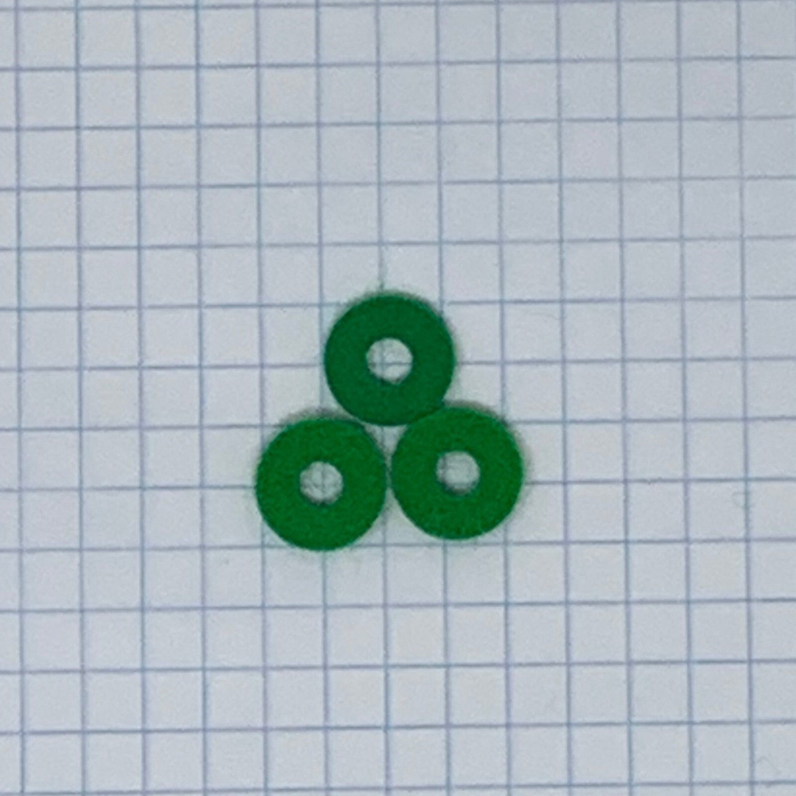 Universal Felts, Cornet, Trumpet, Tuba, Stem, Button, or Top, Green ...