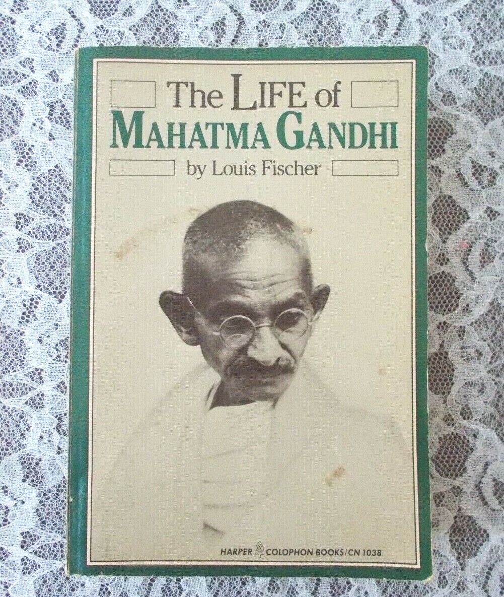 The Life Of Mahatma Gandhi, Louis Fischer 1983 Harper & Row 558 Pages ...