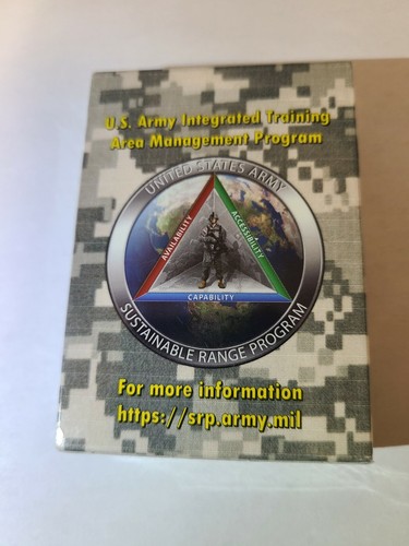NEW SEALED US Army Deck of Playing Cards - Sustainable Range Program ...