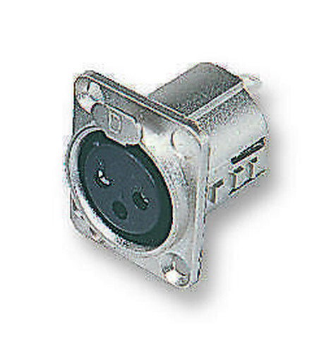 SOCKET, XLR, PANEL, NICKEL, 4POLE, xlr Audio Connectors 716-0400 | eBay