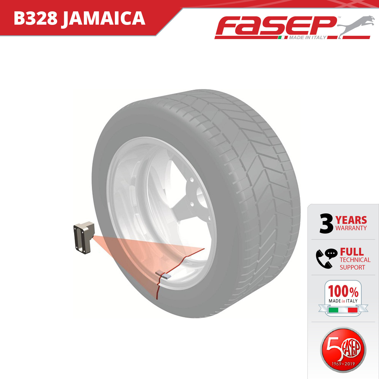 FASEP B328 'JAMAICA': Advanced 3D Wheel Balancer - Precision, Made In ...
