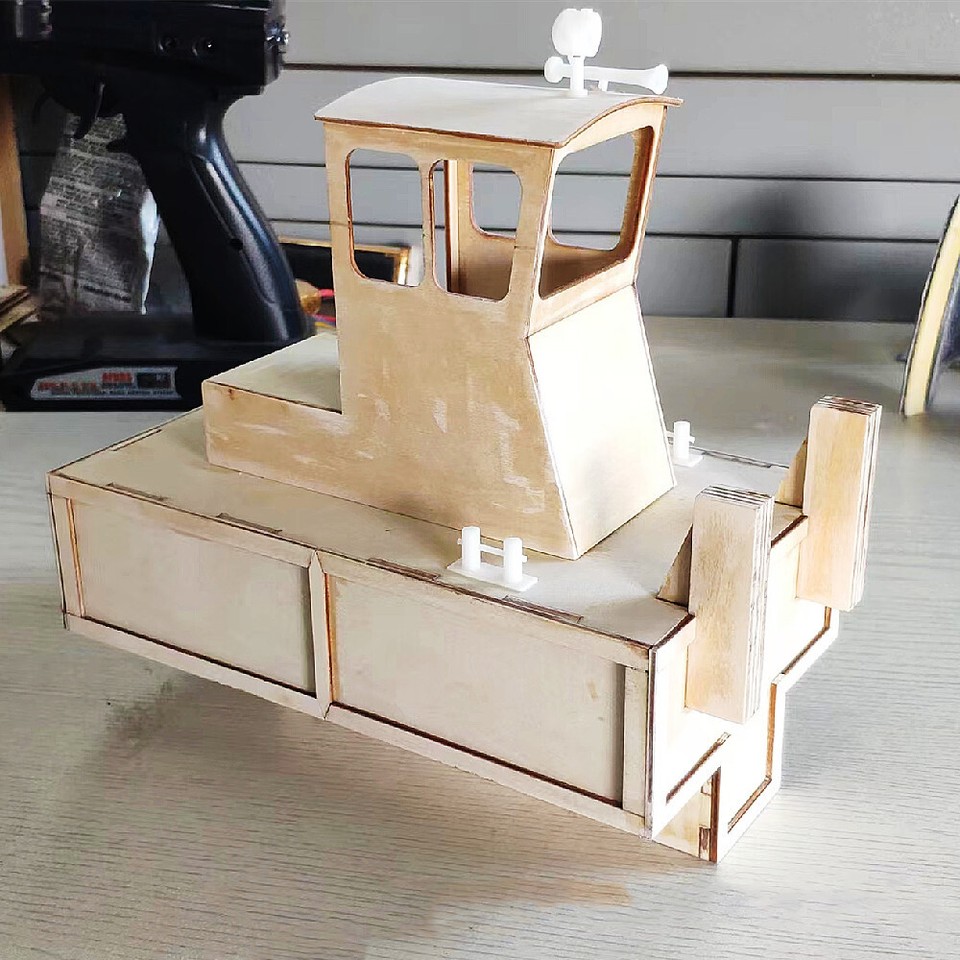 Wooden Box rescue boat Q6 RC Model Ship Kit | eBay