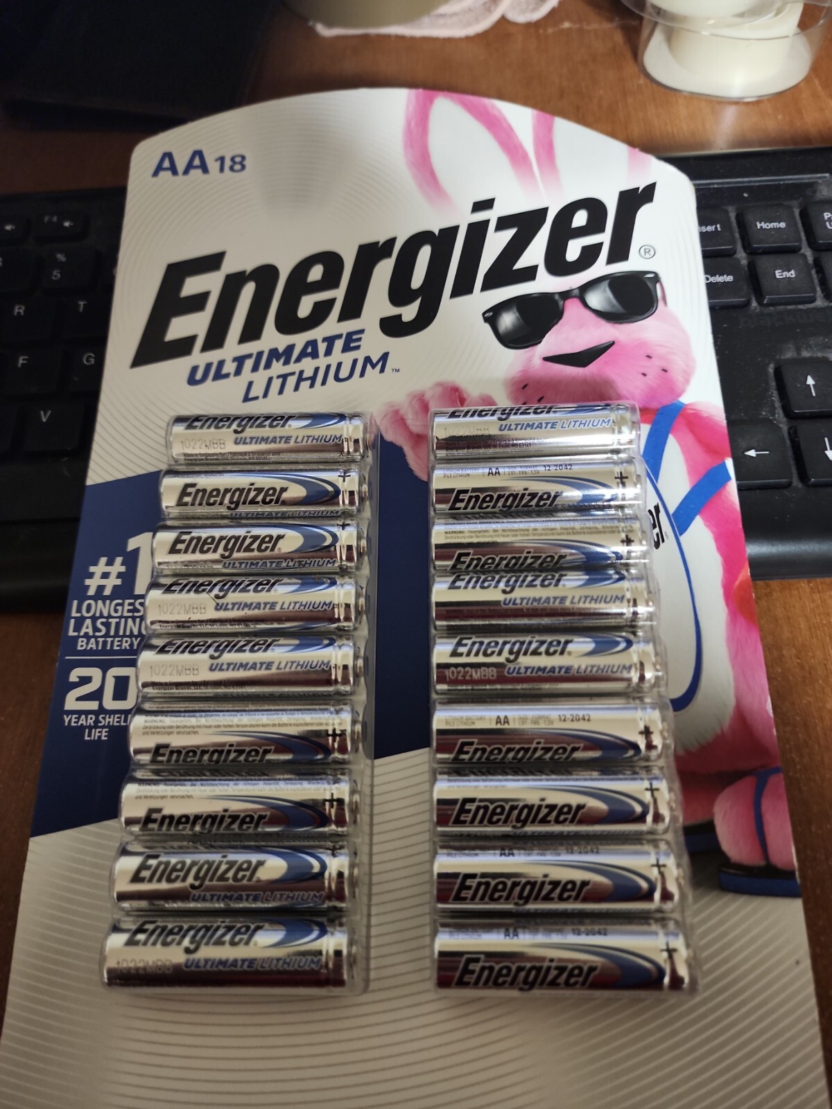 Energizer Ultimate Lithium AA 18 Batteries Brand New Sealed Packaging ...