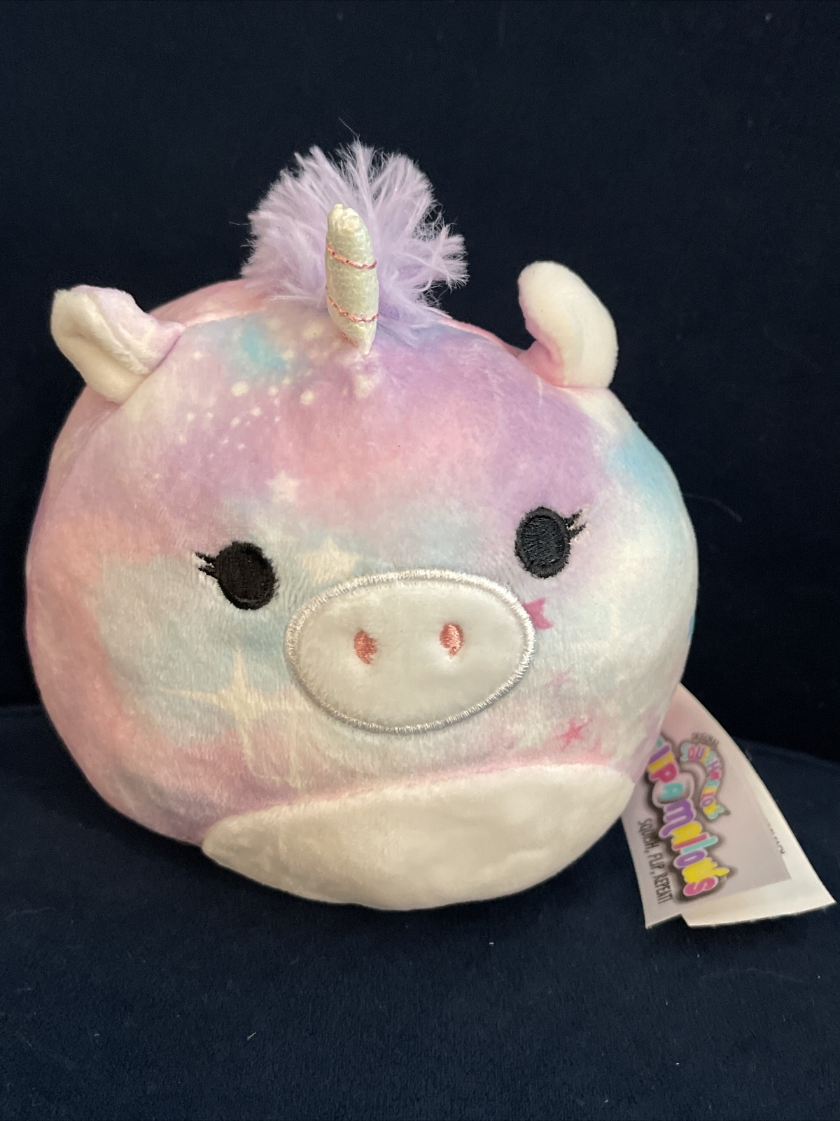 Squishmallow 5" Flip A Mallow Miranda Purple Owl W/Nebula Unicorn Kelly ...