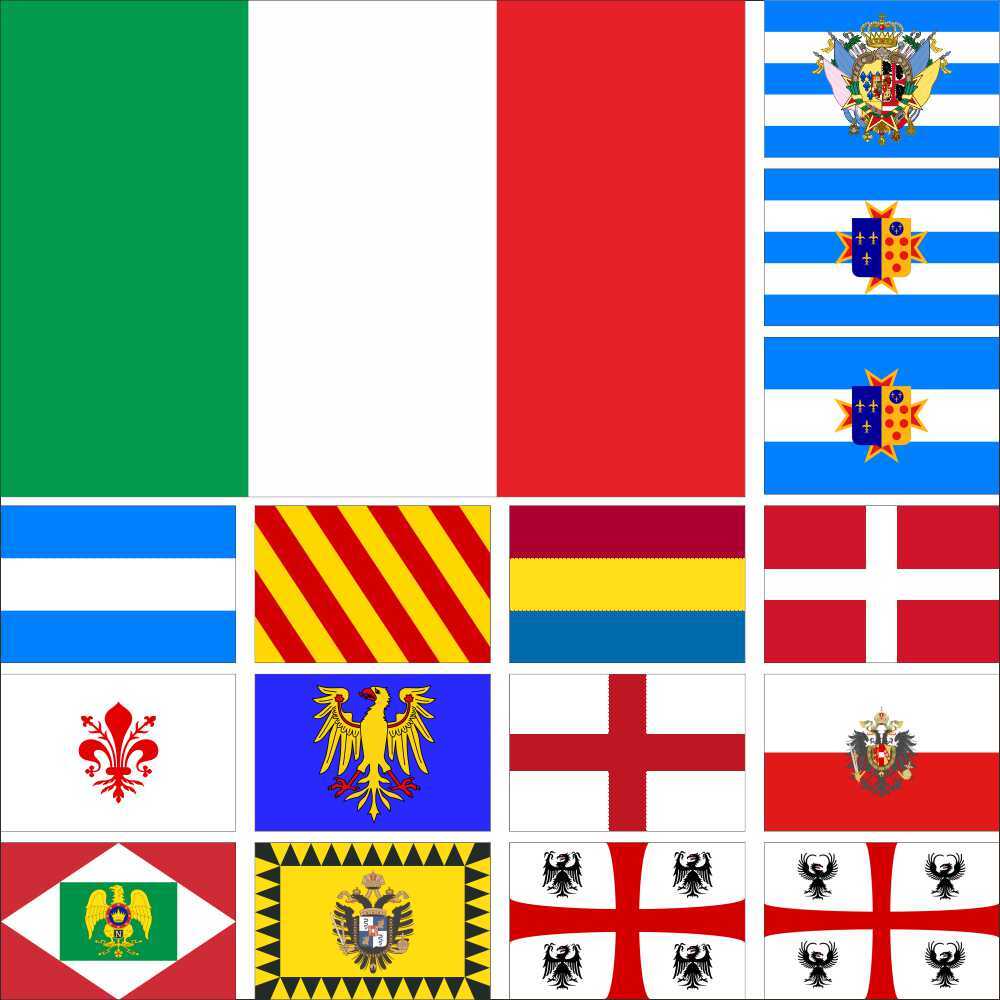 Italian Flag Coloring Pages Print