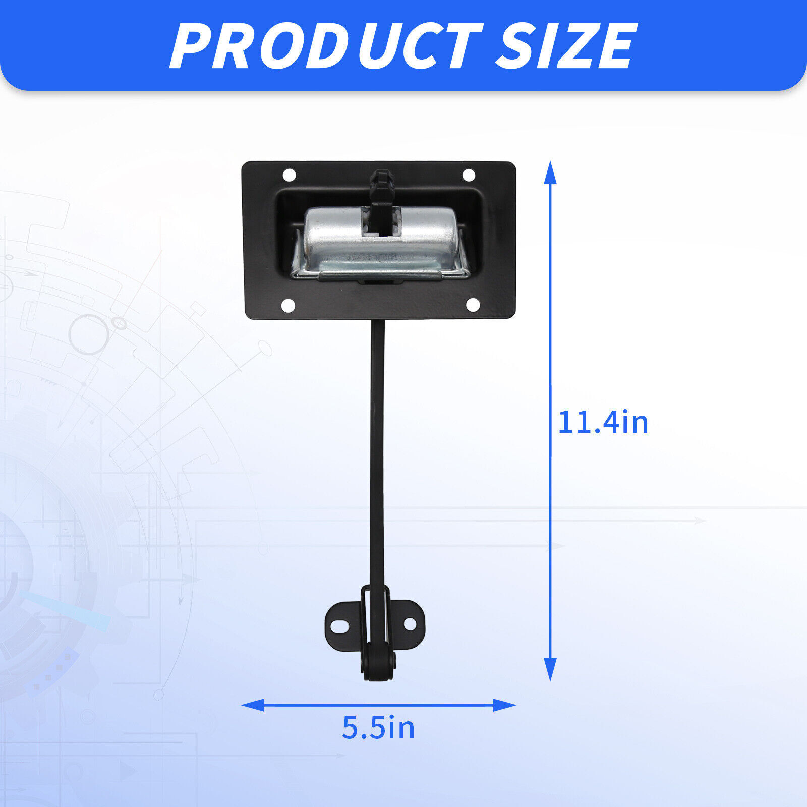 Rear Door Gate/Tailgate Check Strap Retaining Arm For Jeep Wrangler JK ...