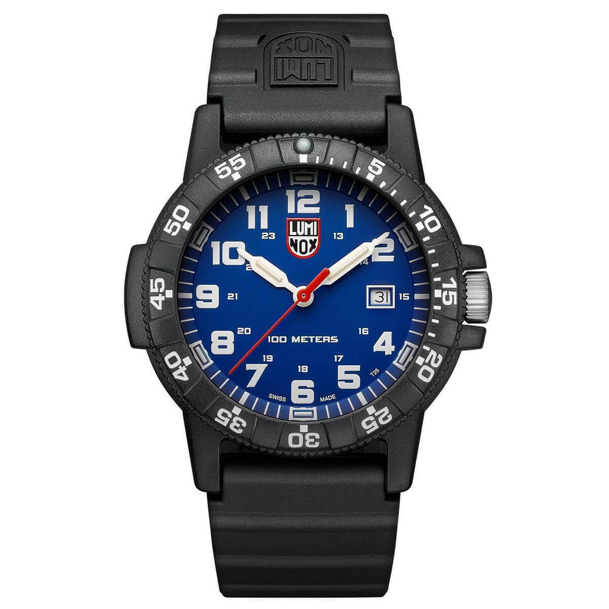 Luminox Sea Turtle Giant 0323 44mm Carbon Compound Case with PU Strap ...