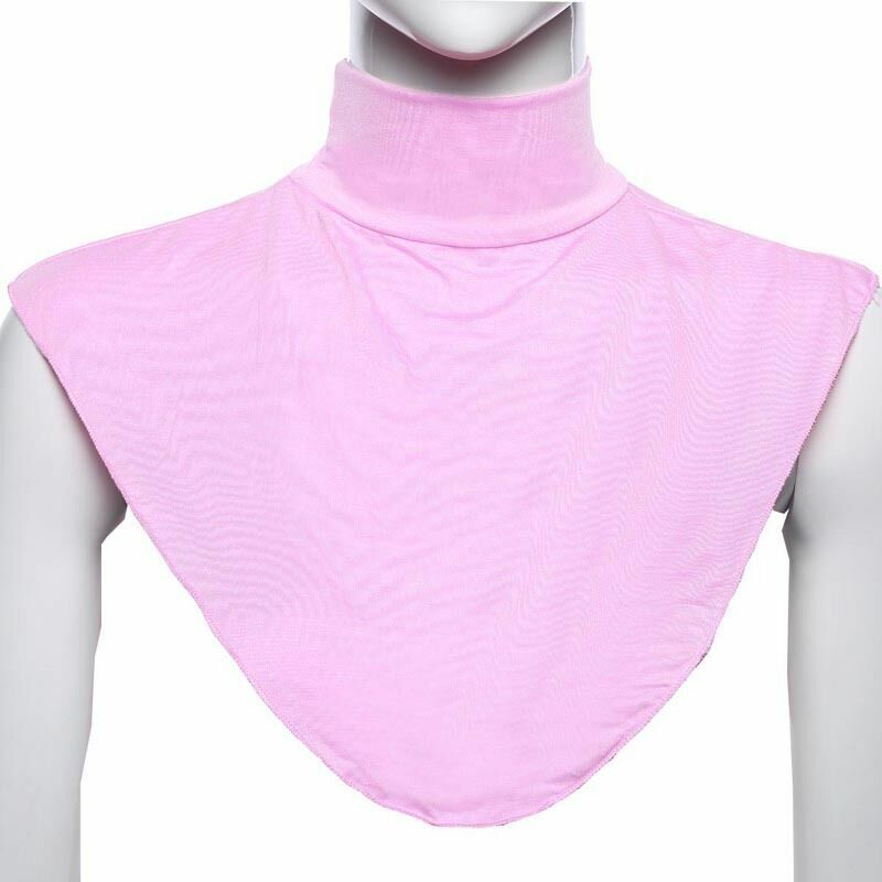Women Muslim Hijab Islamic Turtleneck Neck Cover Dickey Collar Bib-BUY2 ...