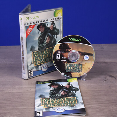 Medal of Honor: Frontline (Microsoft Xbox, 2002) Platinum Hits Complete ...