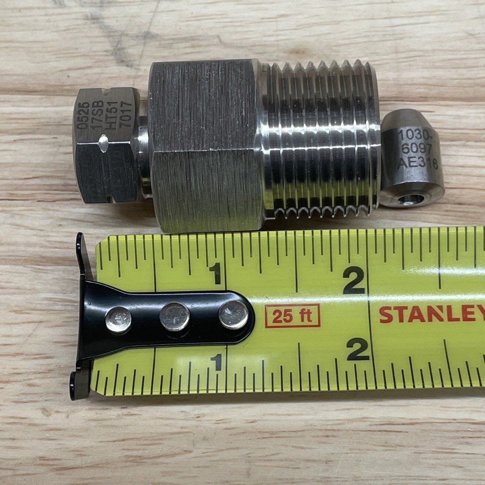 Water Jet Adapter, Flow Int’l # A-4691, F160M96B3, 316SS | eBay