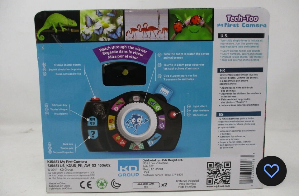 Kidz Delight Tech-Too My First Camera | eBay