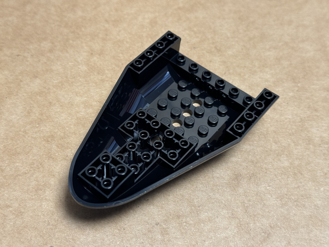 LEGO Parts - Black Aircraft Bottom Curved 8 x 12 - No 67243 - QTY 1 | eBay