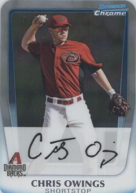 2011 Bowman Chrome - Prospects Chris Owings #BCP202 (RC) for sale ...