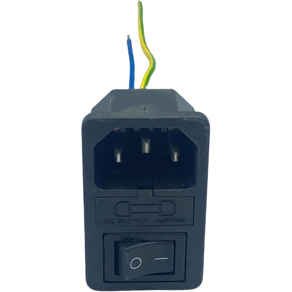 0717-1S-PQ12N-H Inalways Inlet Fused Switched Wired Snap-Fit Chassis ...