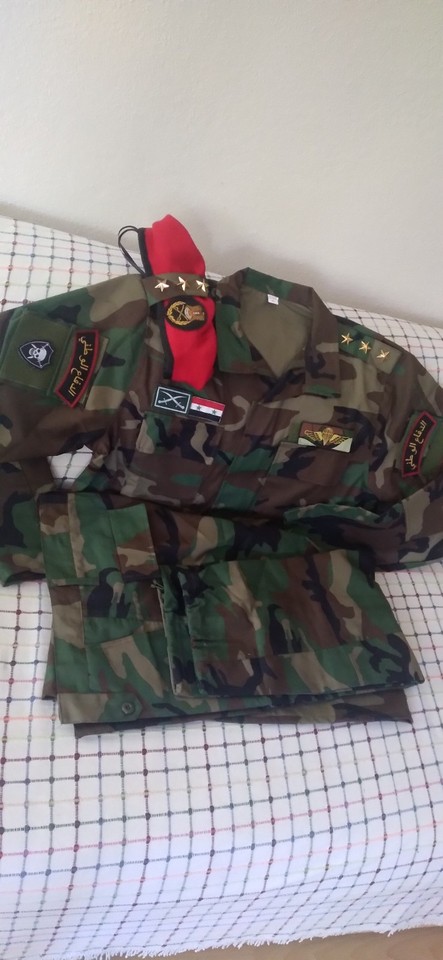 SYRIAN Army 20 S Vintage camouflage uniform set camo bdu 4 | eBay