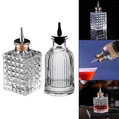 Bitters Bottle Display Wine Bottle Bartender Decanter Dasher Bottle for ...