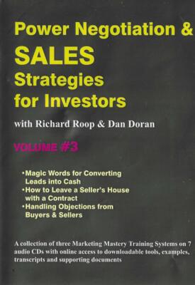 Power Negotiation & Sales Strategies For Investors 6-Disc Set AUDIO CDs ...